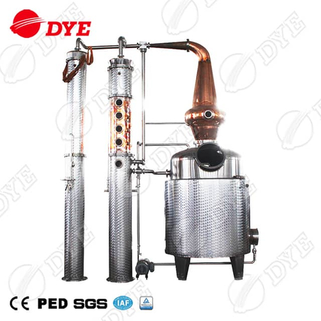 T500 Copper still Copper Alembic Column still Custom Copper Stills ...