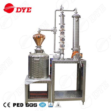 50L Column Still Whiskey Distiller Brandy Distilling Equipment Rum ...